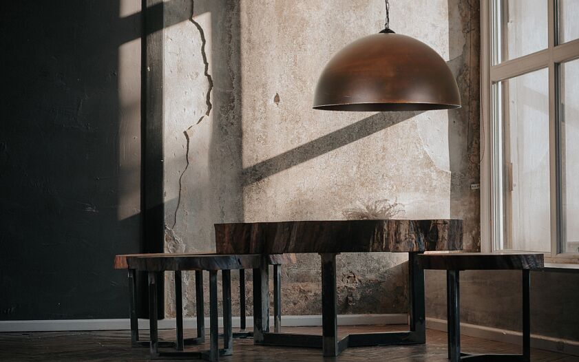 Lampa wisząca HEMISPHERE RUST I L