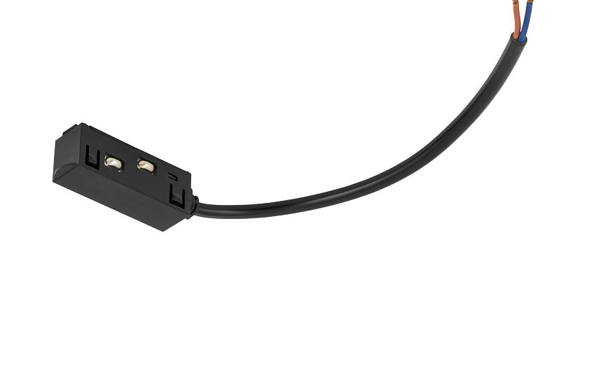 Outside power supply conductive module for LVM track system