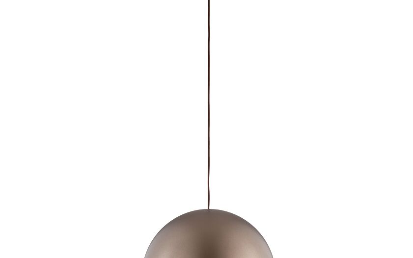 Suspended lamp HEMISPHERE SUPER L CHOCOLATE