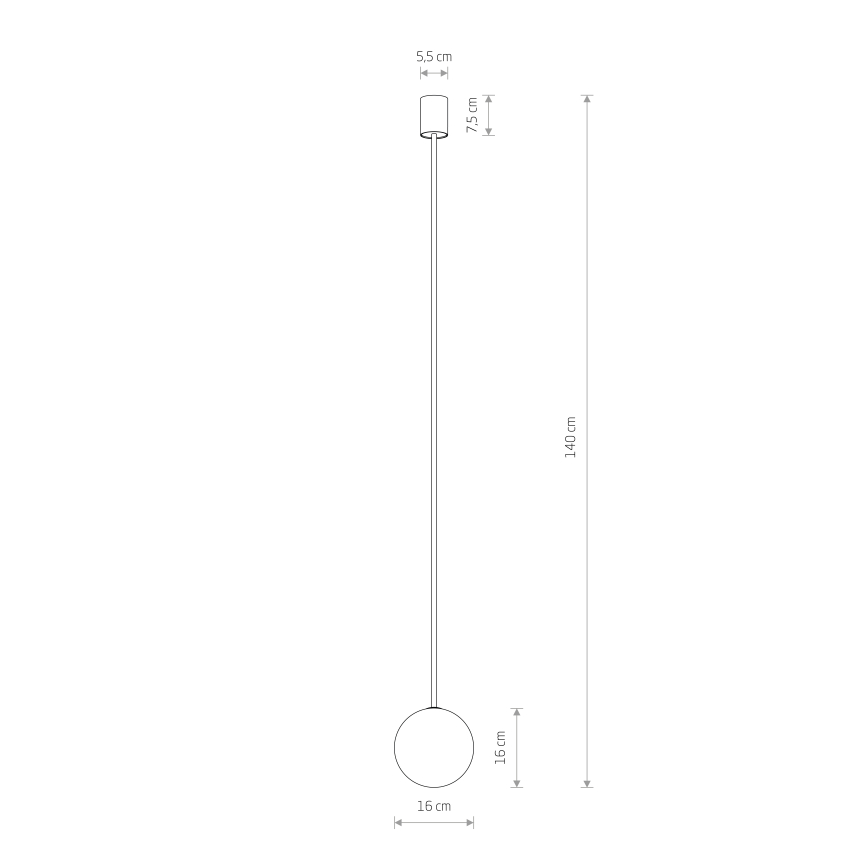 Lampa wisząca KIER L