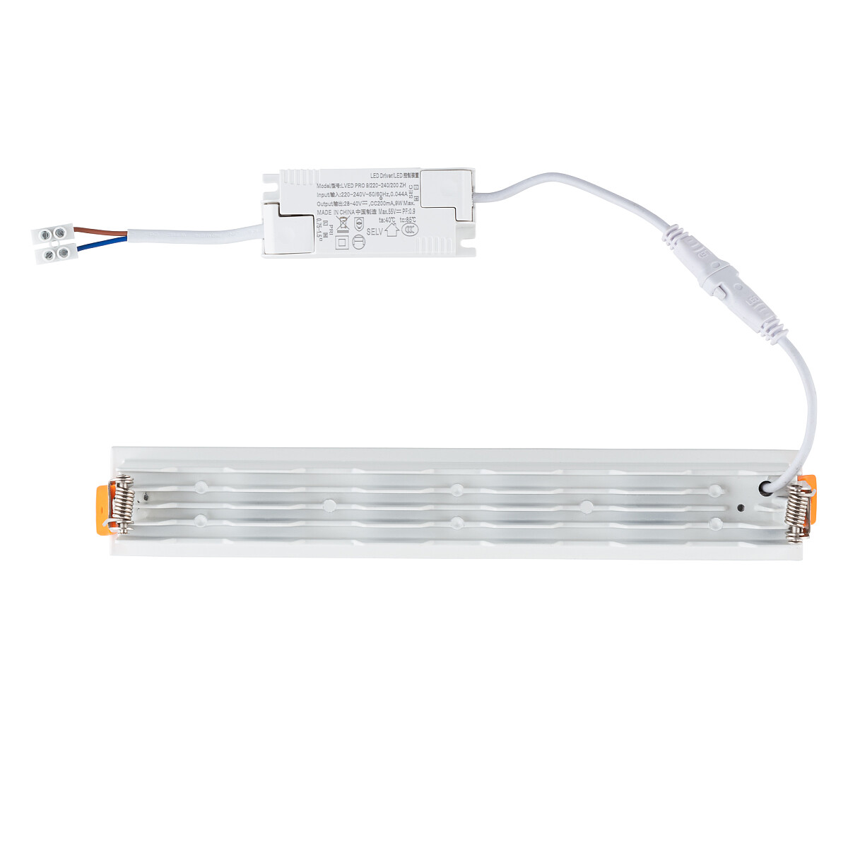 Recessed linear luminaire MINI LED 20W 3000K
