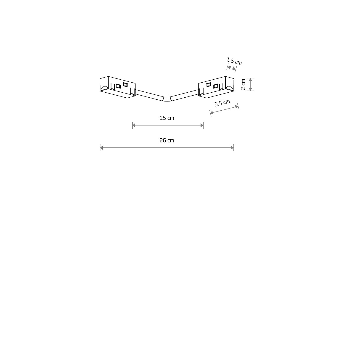 Universal conductive module for LVM track system