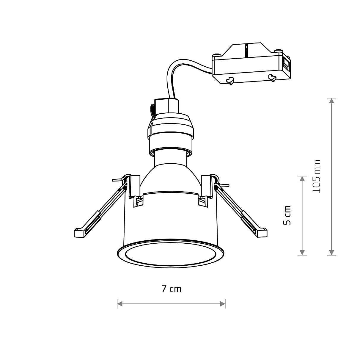 Recessed Spotlight lamp CUP