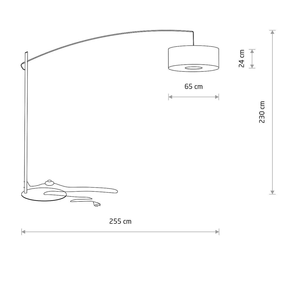Floor lamp POISE multicolour B